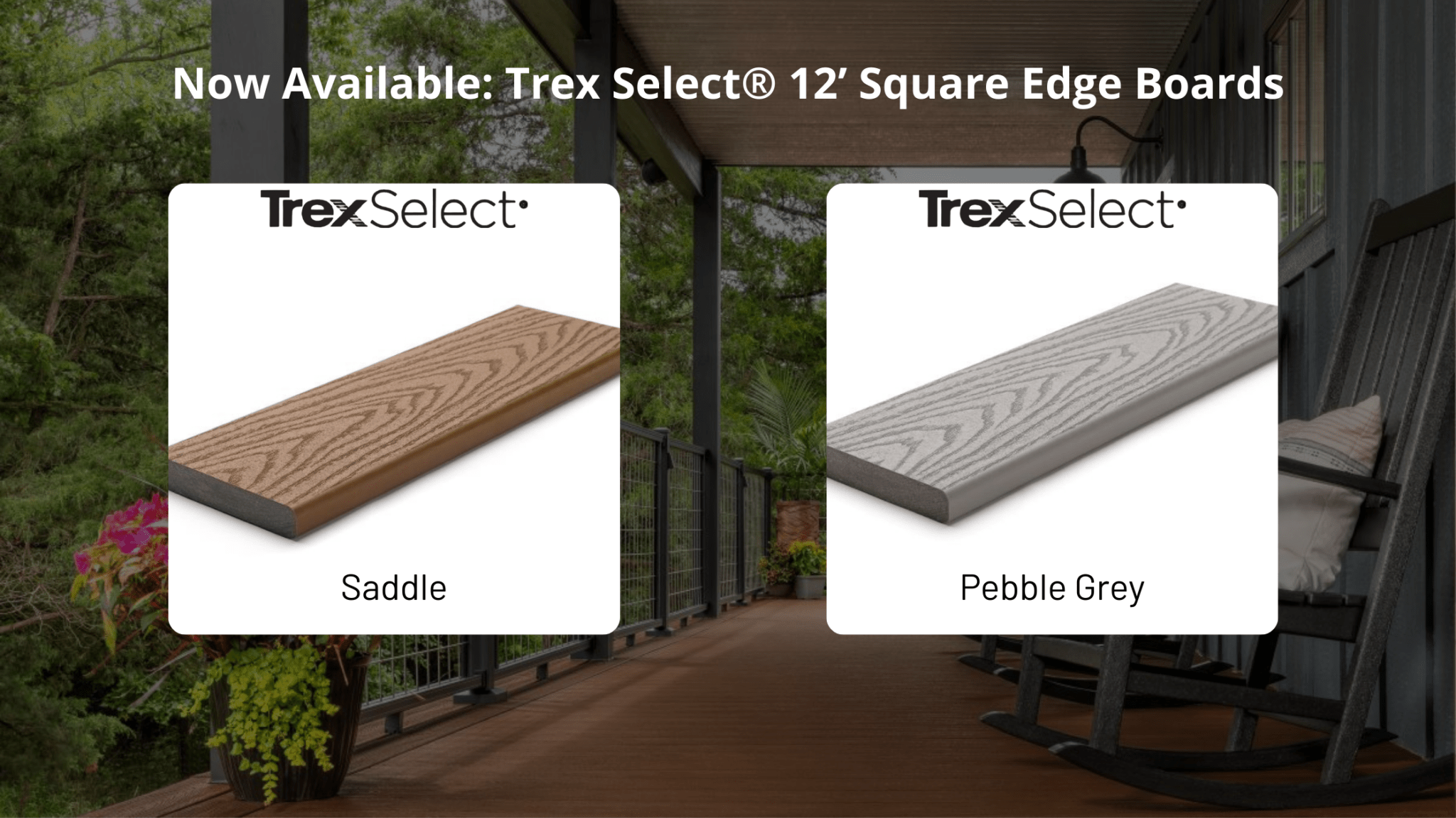 Trex Expands Lineup With 12' Square Edge Boards | Premium Decking Supply