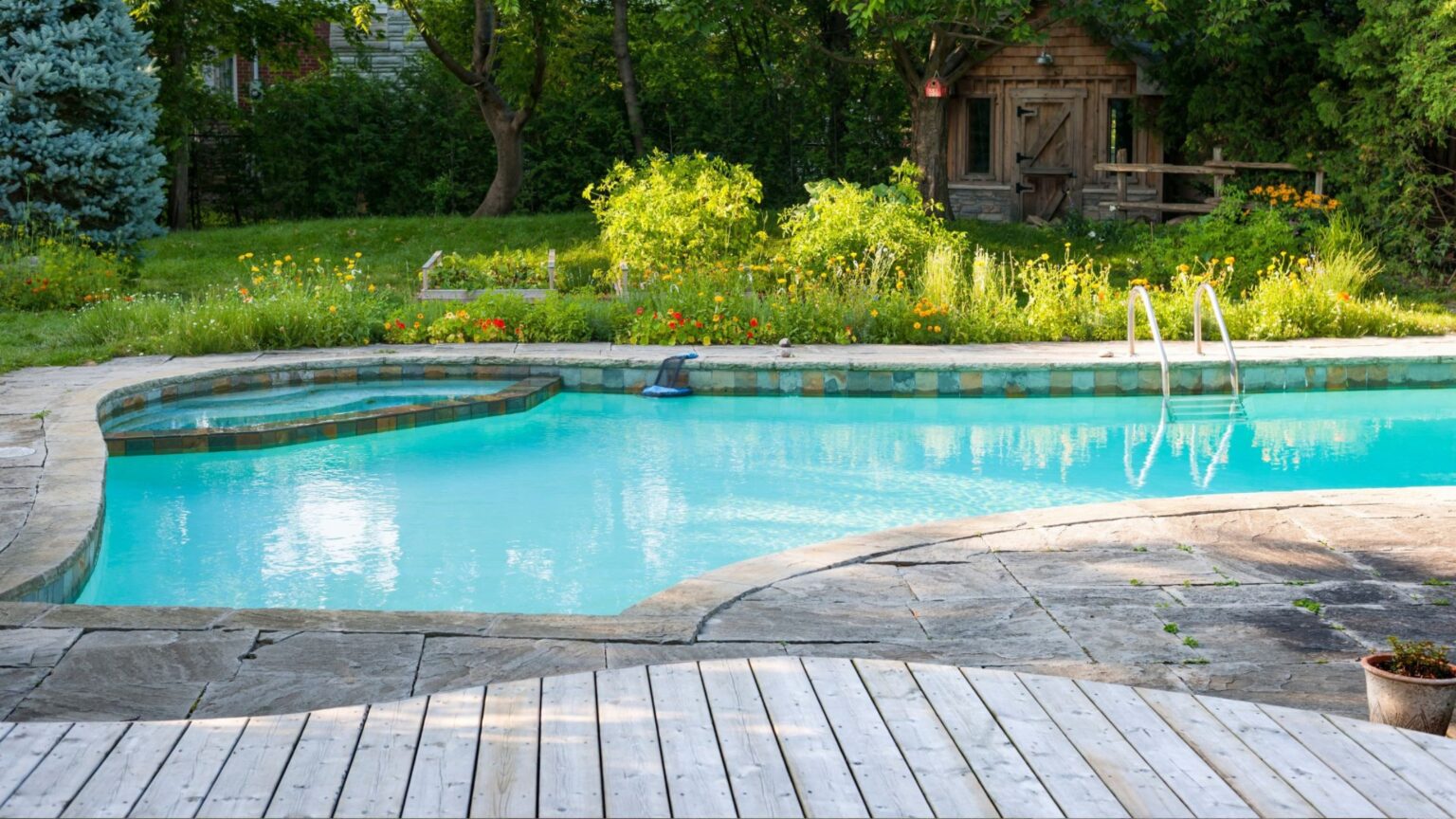45 Deck Ideas For Inground Pools: Modern & Functional | Premium Decking ...
